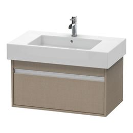 Duravit Waschtischunterschrank Ketho 80x45,5cm, leinen, 1 Auszug, wandh&auml;ngend (KT669007575)