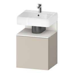 Duravit Waschtischunterschrank Qatego 49x42x64,5cm, 1 T, T l, w m/ta matt (QA4077L84830000)