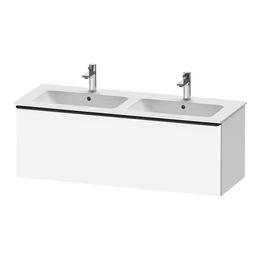 Duravit Waschtischunterschrank D-Neo 128x46,2x44cm, 1 A, wd, schwarz/wei&szlig; ma (DE42650BD180000)