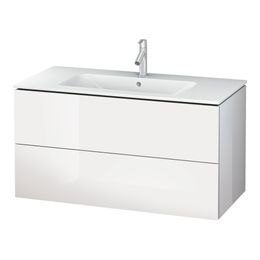 Duravit Waschtischunterschrank L-Cube 102x48,1cm, we. hgl, 2 Schub., wandh&auml;ngend (LC624202222)