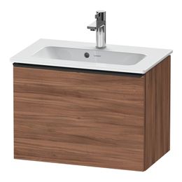 Duravit Waschtischunterschrank D-Neo Compact 61x37,2, sw/Nuss Nat, 1 Ausz., wandh&auml;ngend (DE42680BD790000)