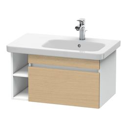 Duravit Waschtischunterschrank DuraStyle 73x44,8cm, B re, Ei nat/wei&szlig; ma, 1 Ausz. (DS639303018)