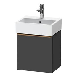Duravit Waschtischunterschrank D-Neo 43,4x32,2x44cm, 1 T&uuml;r, An L, b geb/Gra m (DE4217L04490000)