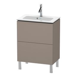 Duravit Waschtischunterschrank Compact L-Cube 62x39,1cm, bas. matt, 2 Ausz&uuml;ge, stehend (LC667304343)