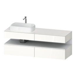 Duravit Waschtischunterschrank Qatego 160x55x60cm, w m/we g, Pl, B l, Nischenb (QA4777018220010)