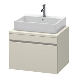 Duravit Waschtischunterschrank DuraStyle 70x54,8cm, taupe, f&uuml;r Konsole, 1 Auszug (DS531109191)