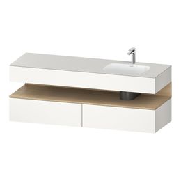 Duravit Einbauwaschtisch-M&ouml;bel-Set Qatego 160x50x60cm, Kon-WTU, B, B r, E na/we m (QA4796030840010)