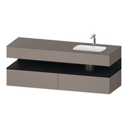 Duravit Einbauwaschtisch-M&ouml;bel-Set Qatego 160x50x60cm, Kon-WTU, B r, E sw/Bas ma (QA4796016430000)