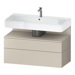 Duravit Waschtischunterschrank Qatego 99x47x59cm, T m, 1 Schubkast., 1 Ausz. (QA4395083830000)