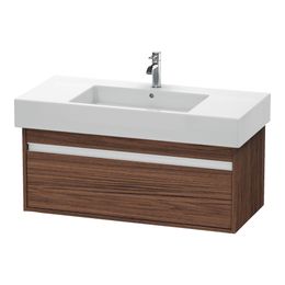 Duravit Waschtischunterschrank Ketho 100x45,5cm, Nussb dkl., 1 Ausz., wandh&auml;ngend (KT669102121)