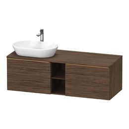 Duravit Waschtischunterschrank D-Neo 140x55cm, 2 A, 1 Pl, B L, b geb/Nu dkl. (DE4950L04210000)
