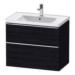 Duravit Waschtischunterschrank D-Neo 78,4x45,2cm, ch/Ei s, 1 Schubk., 1 Ausz. (DE4355010160000)