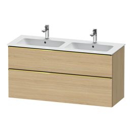 Duravit Waschtischunterschrank D-Neo 128x46,2cm, 1 Kast, 1 A, g pol/Eiche Nat (DE4365034300000)