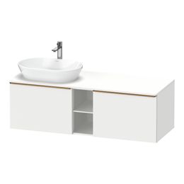 Duravit Waschtischunterschrank D-Neo 140x55cm, 2 A, 1 Pl, B L, bron geb/we ma (DE4950L04180000)