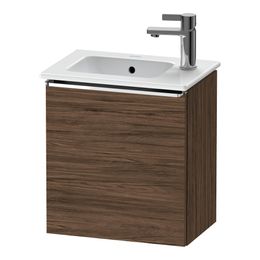 Duravit Waschtischunterschrank D-Neo 41x27,4x44cm, 1 T, An li, chr/Nussb dkl. (DE4259L10210000)