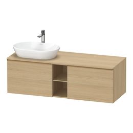 Duravit Waschtischunterschrank D-Neo 140x55cm, 2 A, 1 Pl, B L, b geb/Ei Nat (DE4950L04300000)