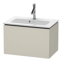 Duravit Waschtischunterschrank Compact L-Cube 62x39,1cm, Tau matt, 1 Ausz., wandh&auml;ngend (LC615608383)