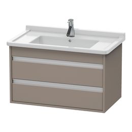 Duravit Waschtischunterschrank Ketho 80x45,5cm, bas. ma, 2 Schubk., wandh&auml;ngend (KT664404343)
