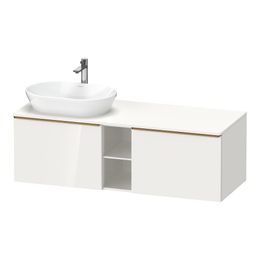 Duravit Waschtischunterschrank D-Neo 140x55cm, 2 A, 1 Pl, B L, b geb/we hgl (DE4950L04220000)