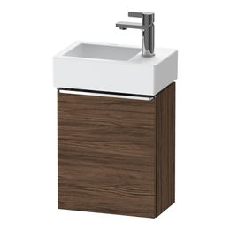 Duravit Waschtischunterschrank D-Neo 36,4x22,2x44cm, 1 T&uuml;r, An R, ch/nb dkl. (DE4218R10210000)