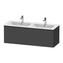 Duravit Waschtischunterschrank D-Neo 128x46,2x44cm, 1 A, wd, sw/Grap ma (DE42650BD490000)