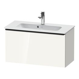 Duravit Waschtischunterschrank D-Neo Compact 81x37,2, sw/w hgl, 1 Ausz., wandh&auml;ngend (DE42690BD220000)