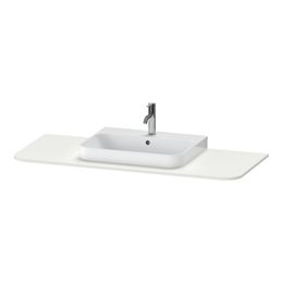 Duravit Waschtisch-Konsole Happy D.2 Plus 130x55cm, m 1 AS, B mit, Nord we s-matt (HP031KM3939)
