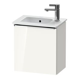 Duravit Waschtischunterschrank D-Neo 41x27,4x44cm, 1 T, Anschl li, chr/we hgl (DE4259L10220000)