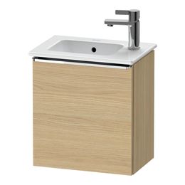 Duravit Waschtischunterschrank D-Neo 41x27,4x44cm, 1 T, An li, chr/Eiche Nat (DE4259L10300000)