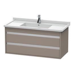 Duravit Waschtischunterschrank Ketho 100x45,5cm, bas. ma, 2 Schubk., wandh&auml;ngend (KT664504343)