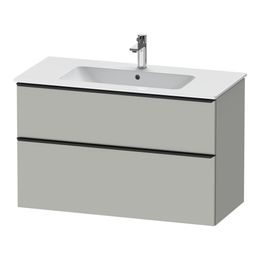 Duravit Waschtischunterschrank D-Neo 101x46,2cm, sw/gr ma, 1 Schubk., 1 Ausz. (DE43630BD070000)