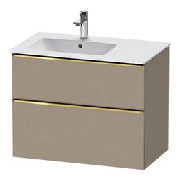 Duravit Waschtischunterschrank D-Neo 81x46,2cm, 1 Kast, B li, gol pol/Leinen (DE4366034750000)