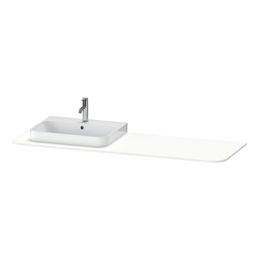 Duravit Waschtisch-Konsole Happy D.2 Plus 160x55cm, m 1 AS, Beck. li, we s-matt (HP031HL3636)