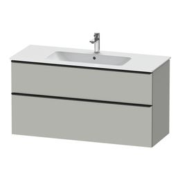 Duravit Waschtischunterschrank D-Neo 121x46,2cm, sw/gr ma, 1 Schubk., 1 Ausz. (DE43640BD070000)