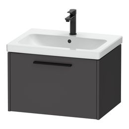 Duravit Waschtischunterschrank D-Code 63,4x40x46cm, 1 Ausz., graph ma, Gr. sw (DC46660BD490000)