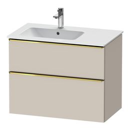 Duravit Waschtischunterschrank D-Neo 81x46,2cm, 1 Kast, B L, gol pol/Taupe ma (DE4366034910000)