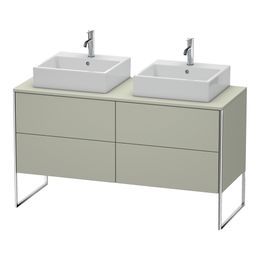 Duravit Waschtischunterschrank XSquare 140x54,8x77,8cm, 4 AZ, steh., Tau s-matt (XS4926B6060)