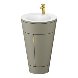 Duravit Waschtischunterschrank c-bonded Set Starck 1 56x86,4x60,5cm, st, G g p, st-g s-matt (S19512O34920000)