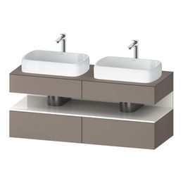 Duravit Waschtischunterschrank Qatego 140x55x60cm, w g/b m, Pl, Beck. beids. (QA4767022430000)
