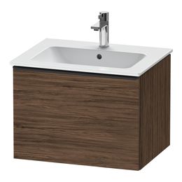 Duravit Waschtischunterschrank D-Neo 61x46,2cm, sw/Nuss dkl., 1 Ausz., wandh&auml;ngend (DE42610BD210000)