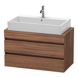 Duravit Waschtischunterschrank Com DuraStyle 90x47,8cm, Nussb Nat, f Kons, 2 Schub. (DS530807979)