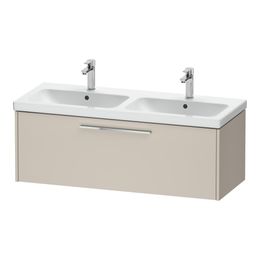 Duravit Waschtischunterschrank D-Code 118,4x40x46cm, 1 Ausz., Tau ma, Gr. chr (DC4669010910000)