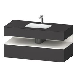 Duravit Einbauwaschtisch-M&ouml;bel-Set Qatego 120x55x60cm, w m/Gr m, Kon-WTU, Nischenb (QA4787084490010)
