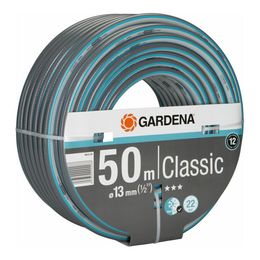 Gardena Classic Schlauch 13 mm (1/2), 50 m o. A. f&uuml;r Bew&auml;sserung im Garten, aus PVC, Durchmesser 13 mm (1/2), L&auml;nge 50 m, ohne Armaturen, 18010-20)