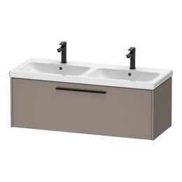 Duravit Waschtischunterschrank D-Code 118,4x40x46cm, 1 Ausz., bas. ma, Gr. sw (DC46690BD430000)