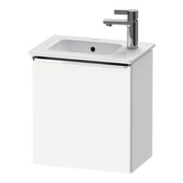 Duravit Waschtischunterschrank D-Neo 41x27,4x44cm, 1 T, Anschl re, chr/we ma (DE4259R10180000)