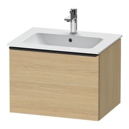 Duravit Waschtischunterschrank D-Neo 61x46,2cm, sw/Ei Nat, 1 Ausz., wandh&auml;ngend (DE42610BD300000)