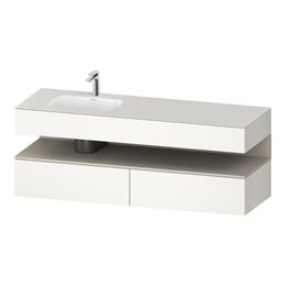 Duravit Einbauwaschtisch-M&ouml;bel-Set Qatego 160x50x60cm, Kon-WTU, B, B l, T m/we m (QA4795083840010)