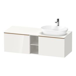 Duravit Waschtischunterschrank D-Neo 140x55cm, 2 A, 1 Pl, B R, b geb/we hgl (DE4950R04220000)