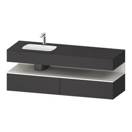 Duravit Einbauwaschtisch-M&ouml;bel-Set Qatego 160x50x60cm, Kon-WTU, B, B l, w m/Gr ma (QA4795084490010)